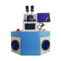China 200W Jewelry Laser Welder Spot Welding Machine with Microscope for Gold Silver Stainless Steel for sale