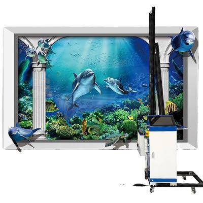 China UV Wall Printer PE-UV30 2000mm x 6000mm Vertical Printer for Indoor Outdoor Mural Decoration for sale