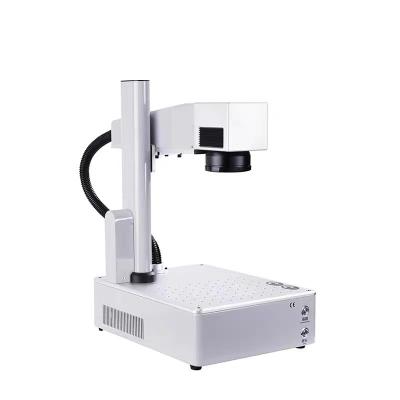 China 20W 30W Enclosed Fiber Laser Marking Machine for Jewelry 1064nm Air Cooling for sale