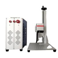 China Portable Small Fiber Laser Marking Machine 20W 30W 50W 100W for Metal Max Raycus JPT CNC Desktop for sale