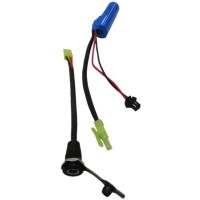 China 18650 3.7V 2000mAh Water Pump Battery with SM-2P Connector and DC5521 Charging Plug for sale