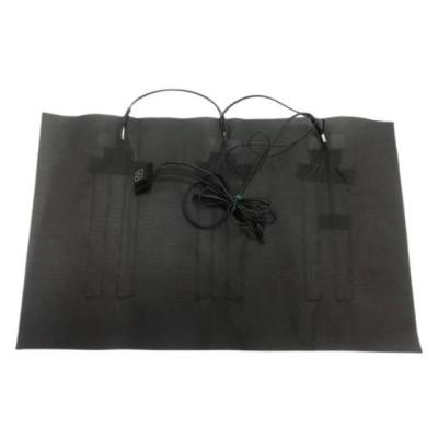 China Carbon Fiber Heating Pad 31x49cm Rechargeable Micro USB 3 Temperature Levels for Seat Cushion for sale
