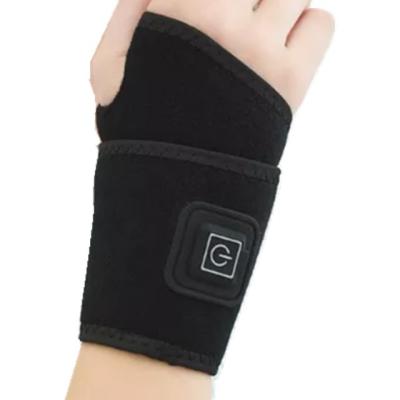 China Electric Heated Wrist Wrap 5V USB Rechargeable 3 Temperature Levels 39x10.5cm for Weightlifting Pain Relief for sale