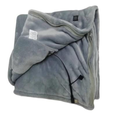 China Lightweight USB Heated Blanket 10W 5V Safe Flannel 80x150cm for Office Travel Nap for sale