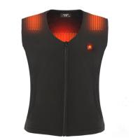China V Neck Rechargeable Heated Vest 7.4V 4400mAh Thermal Vest Ladies Spandex Polyester for sale