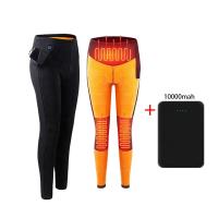 China USB Heated Pants 5V 10000mAh Rechargeable Thermal Winter Pants Unisex 3-Level Temperature Control for sale