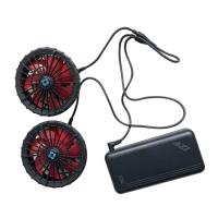 China 12V Shirt Cooling Fan 4500RPM with Battery 11-12H Working Time for Jacket for sale