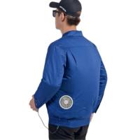 China Battery Powered Cooling Fan Jacket 100 Cotton for Men Women Workerwear S-4XL for sale