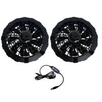 China Outdoor Cooling Vest Fan Wearable 5V 7.4V 12V 4500RPM 3 Speed Adjustable for sale