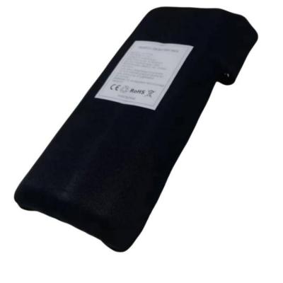 China 11.1V 10Ah 21700 Li-Ion Battery Pack Black Cloth Wrapped with DC Plug for Heated Jacket for sale