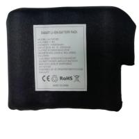 China 7.4V 10000mAh 21700 2S2P Li-Ion Battery Black Diving Cloth Wrapped for Heated Coat for sale