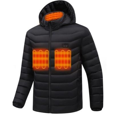 China USB Heated Jacket Waterproof 5V 55℃ for Men Women S-3XL Winter Hoodie for sale