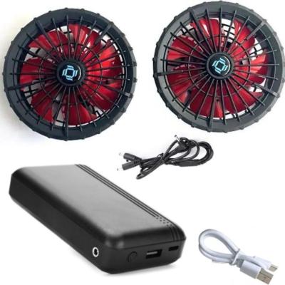China Workwear Jacket Cooling Fan Battery Set 12V 10000mAh with Brushless Motor for sale