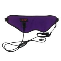 China Soft Velvet Electric Heated Dry Eye Mask 5V USB Heated Eye Mask 50°C for sale