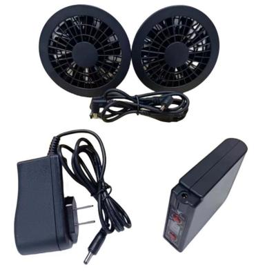 China 7.4V 6400mAh Battery Fan Set with Charger ABS Cooling Fans KC PSE for sale