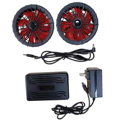 China 19V 20000mAh Fan Battery Set for Cooling Vest 12H Working Time 2 Fans for sale