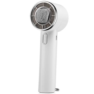 China 5 Speed Rechargeable Portable Hand Held Fan with Ice Compress 2000mAh Type-C for sale