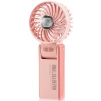 China Foldable Handheld Fan 3600mAh Dual Motor Dual Blades 180 Degree with Ice Porcelain Cooling for sale