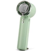 China Mini Bladeless Handheld Fan 2000mAh 5 Speed Semiconductor Cooling Ice Fan Portable USB Rechargeable for sale