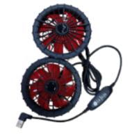 China Jacket Cooling Fan 12V Fan USB Control Wind Speed 12V High 9V Medium 5V Low for sale