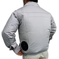 China Summer Workerwear Fan Jacket 100% Cotton Long Sleeve with 10000mAh Power Bank for Welder for sale