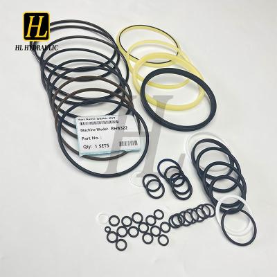 China RHB322 Hydraulic Breaker Seal Kit NBR PU PTFE for HANWOO 0.45kg for sale