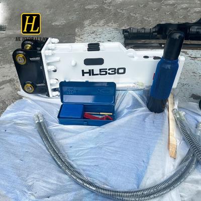 China HL530 Hydraulic Breaker Hammer 53mm Chisel Silenced Box Type for 2.5-4.5 Ton Excavator for sale
