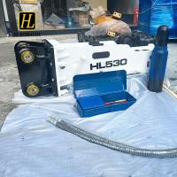China HL530 Hydraulic Breaker Hammer 53mm Chisel Silenced Box Type for 2.5-4.5 Ton Excavator for sale