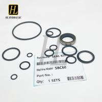 China ATLAS COPCO SBC60 Hydraulic Breaker Seal Kit NBR PU PTFE 0.45kg Repair Kit for sale