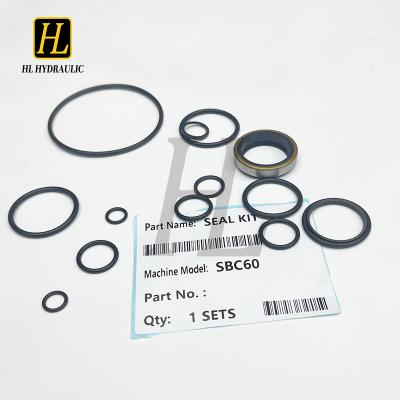 China ATLAS COPCO SBC60 Hydraulic Breaker Seal Kit NBR PU PTFE 0.45kg Repair Kit for sale