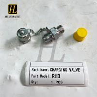 China HANWOO Hydraulic Breaker Charging Valve N2 Nitrogen Gas Charge Valve High Grade Steel Construction for sale