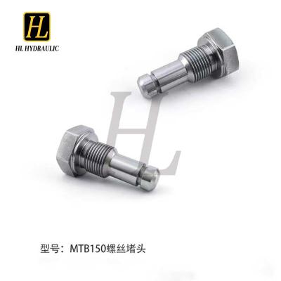 China MTB150 Hydraulic Hammer Oil Passage Plug Bolt Cr40 Alloy Steel Leak Proof Replacement for sale