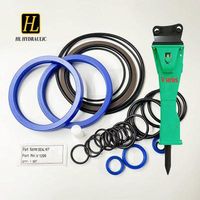 China Montabert V1200 Seal Kit Complete Replacement Sealing Set Hydraulic Breaker Spare Parts 0.45kg for sale