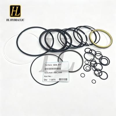 China HBC2500 Hydraulic Breaker Rubber Seal Kit for Excavator Construction Machinery Parts 10pcs for sale
