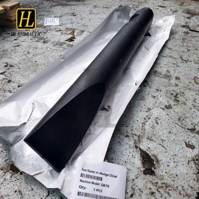 China Soosan SB70 H Wedge Breaker Chisel Hydraulic Rock Breaker Spare Parts 140mm Length for sale