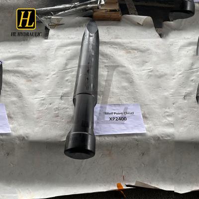 China PROMOVE XP2400 Hydraulic Breaker Chisel Moil Point Rock Tool 140mm Diameter for sale