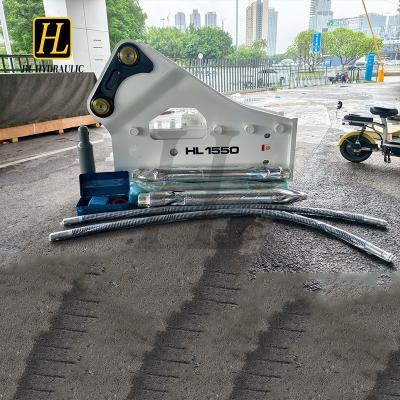China SB120A SB121 HL155 Side Mounted Hydraulic Rock Breaker 28-35 Ton Excavator Low Noise Demolition for sale