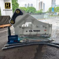 China SB120A SB121 HL155 Side Mounted Hydraulic Rock Breaker 28-35 Ton Excavator Low Noise Demolition for sale