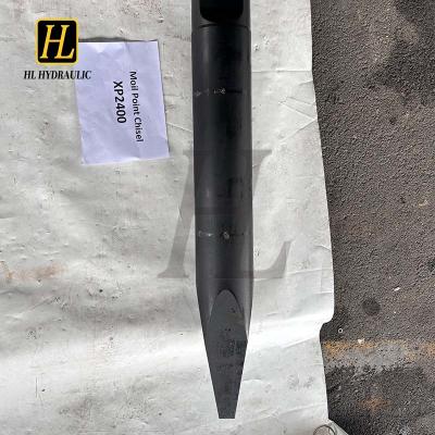 China Promove XP2400 Moil Point Chisel for Hydraulic Breaker Hammer Spare Parts 140mm for sale
