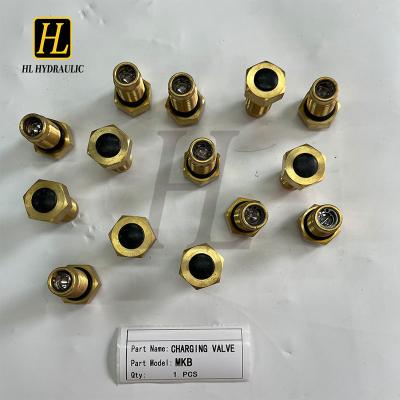 China KONAN Nitrogen Charging Valve for Hydraulic Rock Breaker 200 Bar High Pressure for sale