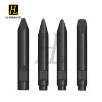 China Hanwoo RHB313 Hydraulic Hammer Breaker Chisel for Excavator 140mm Working Length for sale