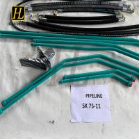 China Hydraulic Breaker Pipeline Kit for Kobelco SK75-11 Direct Mount No Cutting Needed 42CrMo Steel Tube for sale