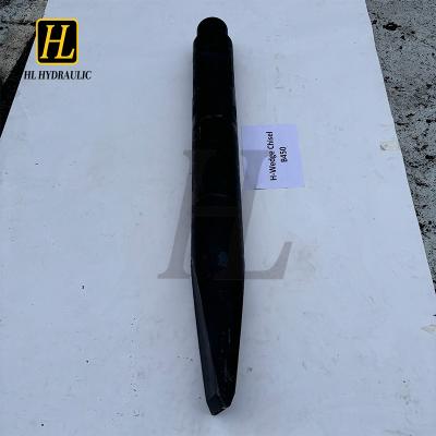 China Daemo B450 H Wedge Hydraulic Rock Hammer Breaker Chisel Spare Parts 140mm for sale