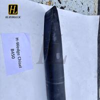China Daemo B450 H Wedge Hydraulic Rock Hammer Breaker Chisel Spare Parts 140mm for sale