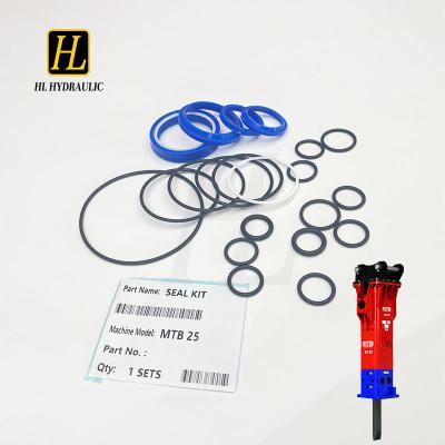China Hydraulic Breaker Seal Kit MTB25 Repair Kit Replacement Sealing Set 0.45kg for sale