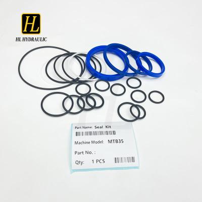 China MTB35 Hydraulic Breaker Seal Kit Repair Set 0.45kg PU NBR PTFE Replacement Sealing Kit for sale