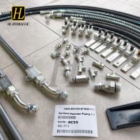 China EC55 Pipeline Complete Hydraulic Breaker Pipeline Kit Weld & Weld Free Type High Pressure Excavator Auxiliary Hydraulic Hose Steel Tube Assembly for sale