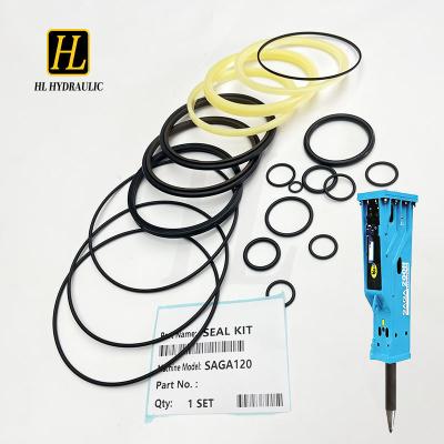 China Excavator Spare Parts  SAGA120 Oil Seal Kit for Hydraulic Breaker Hammer Construction Machinery for sale