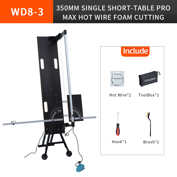Multifunctional Hot Wire Cutting Machine Double Table 57'' 1