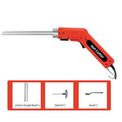 China Temperature Control Handheld Foam Knife Foam Carving Machine With 150mm Straight Blade for sale